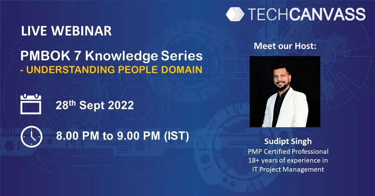 PMBOK 7 - Knowledge Series - Understanding People Domain | Techcanvass ...