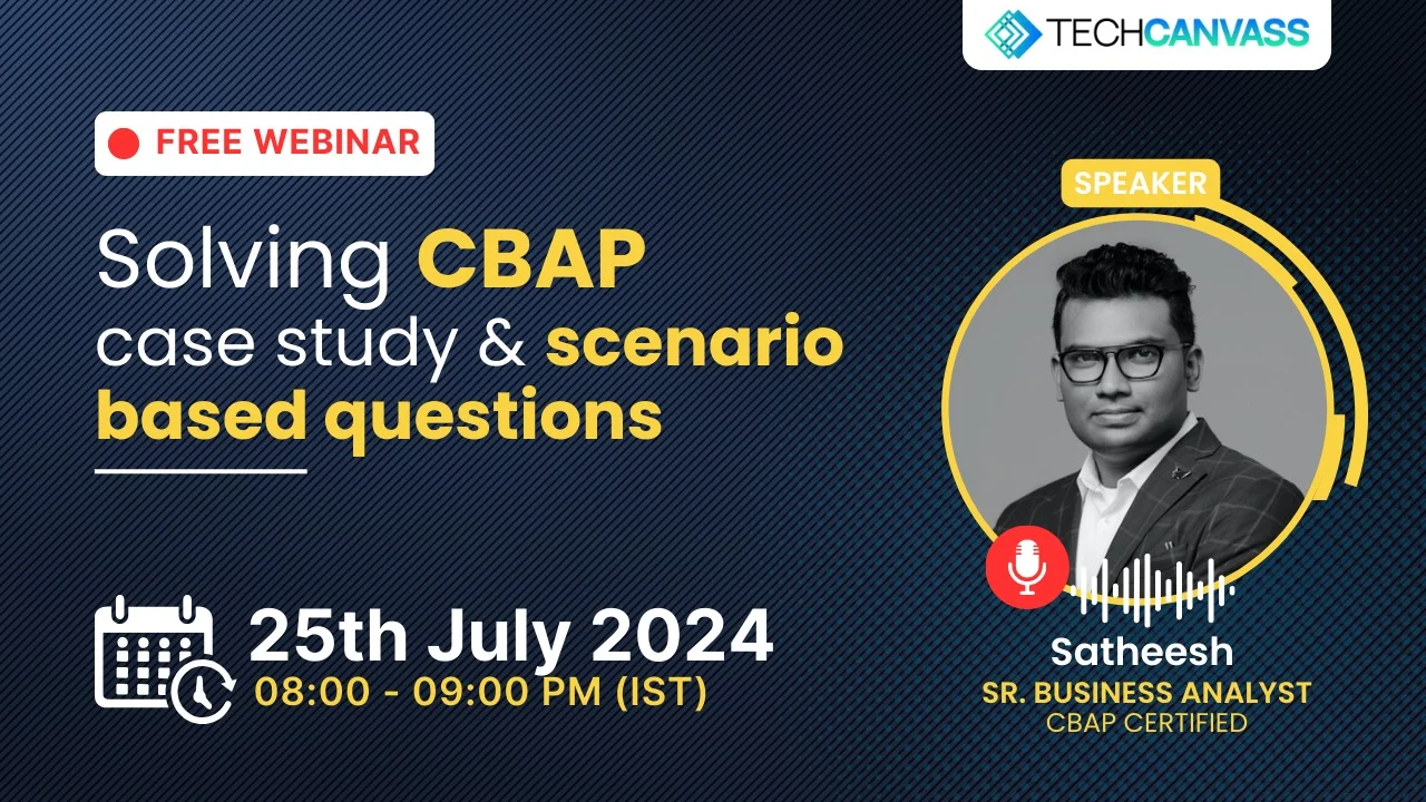 Techcanvass Online Events | Experts Q&A | Open Webinars